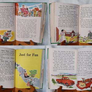 Vintage Reader, “story Caravan” Green Hardcover School Book, the ...