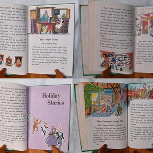 Vintage Reader, “story Caravan” Green Hardcover School Book, the ...
