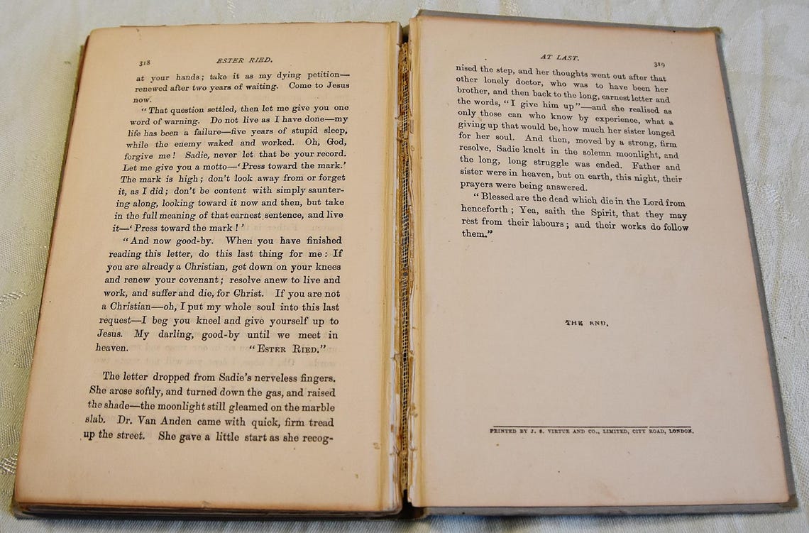 Vintage “ester Ried” by Pansy, the Pansy Books, Green Decorative ...