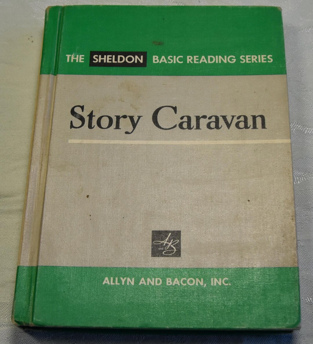 Vintage Reader, “story Caravan” Green Hardcover School Book, the ...