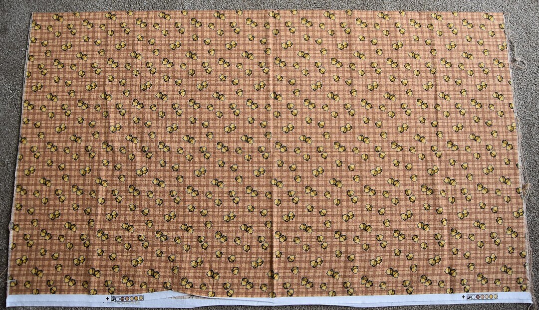Acorn Check Cotton Fabric, TAF Textile Arts Film Inc. DIY, Sewing ...
