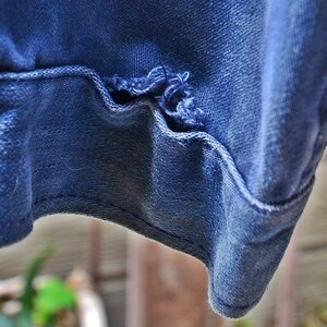 Vintage Montgomery Wards Blue Cotton Jacket With a Sun Embroidered on ...