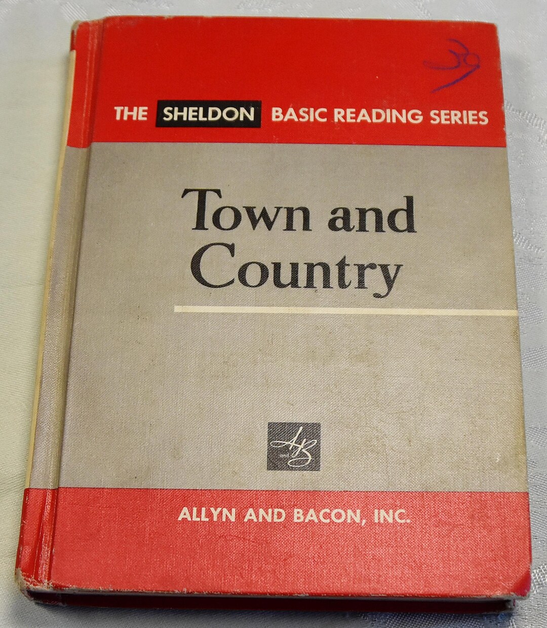 Vintage Reader,” Town and Country, Red Hardcover School Book, the ...