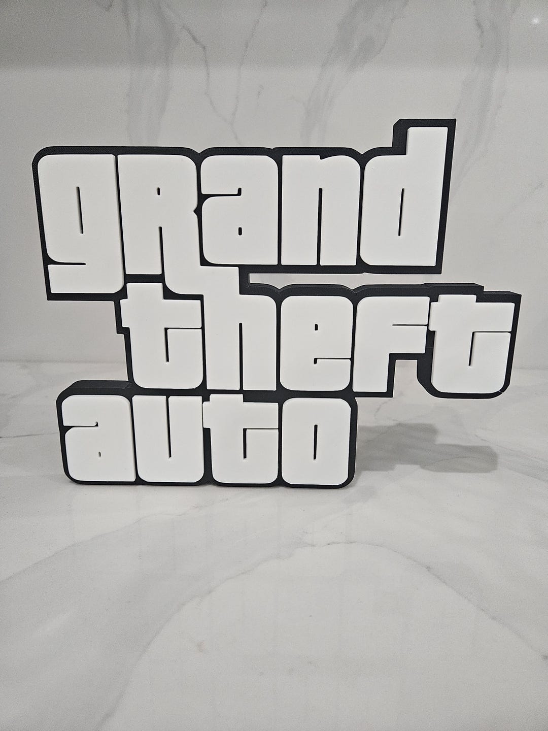 Grand Theft Auto (GTA) Logo Shelf Art Display - Etsy