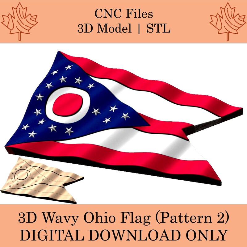 Wooden Ohio American Flag - Etsy