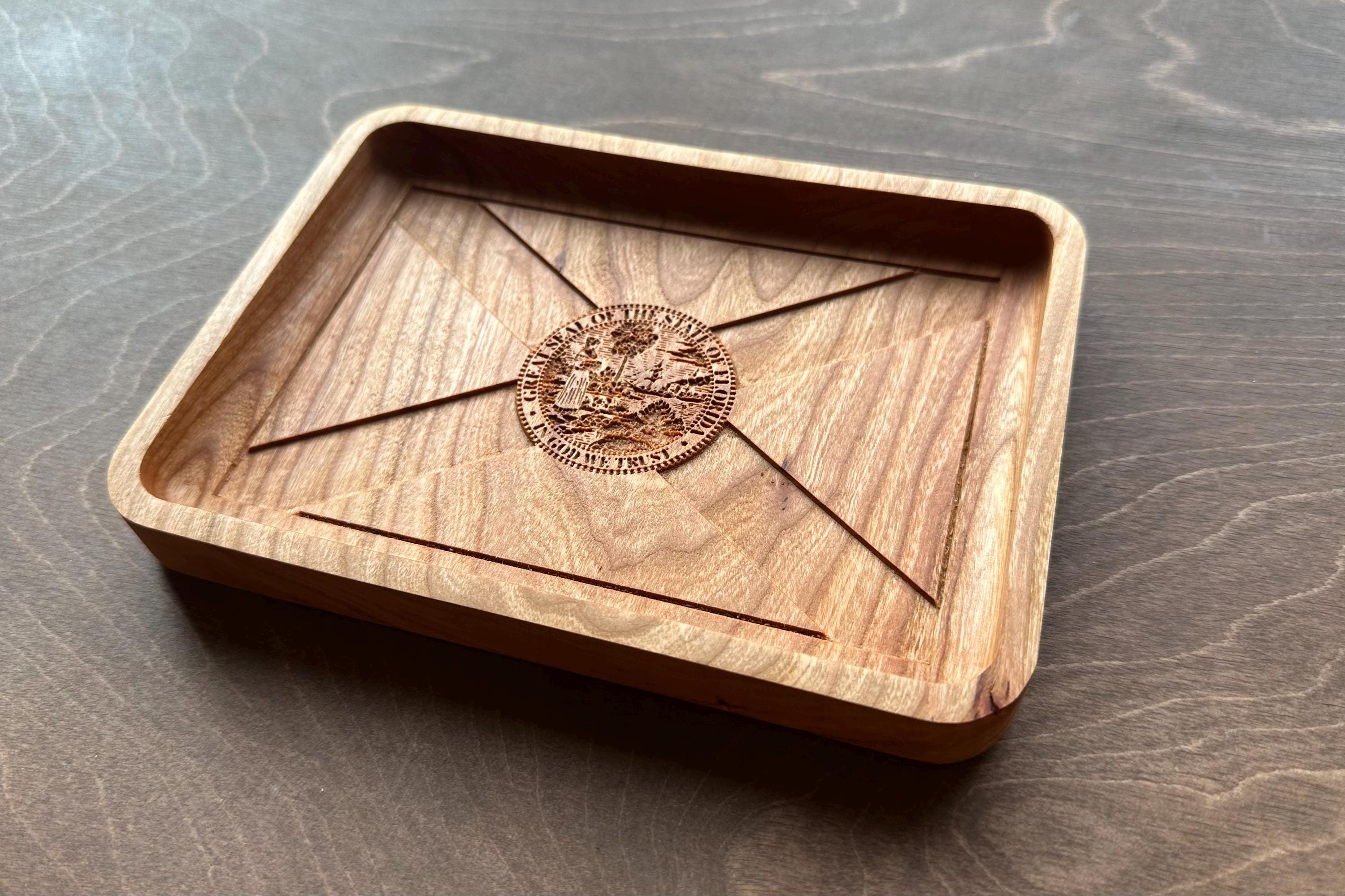 Florida State Flag Tray CNC Files | Svg | Dxf | Pdf | Crv | Miami ...