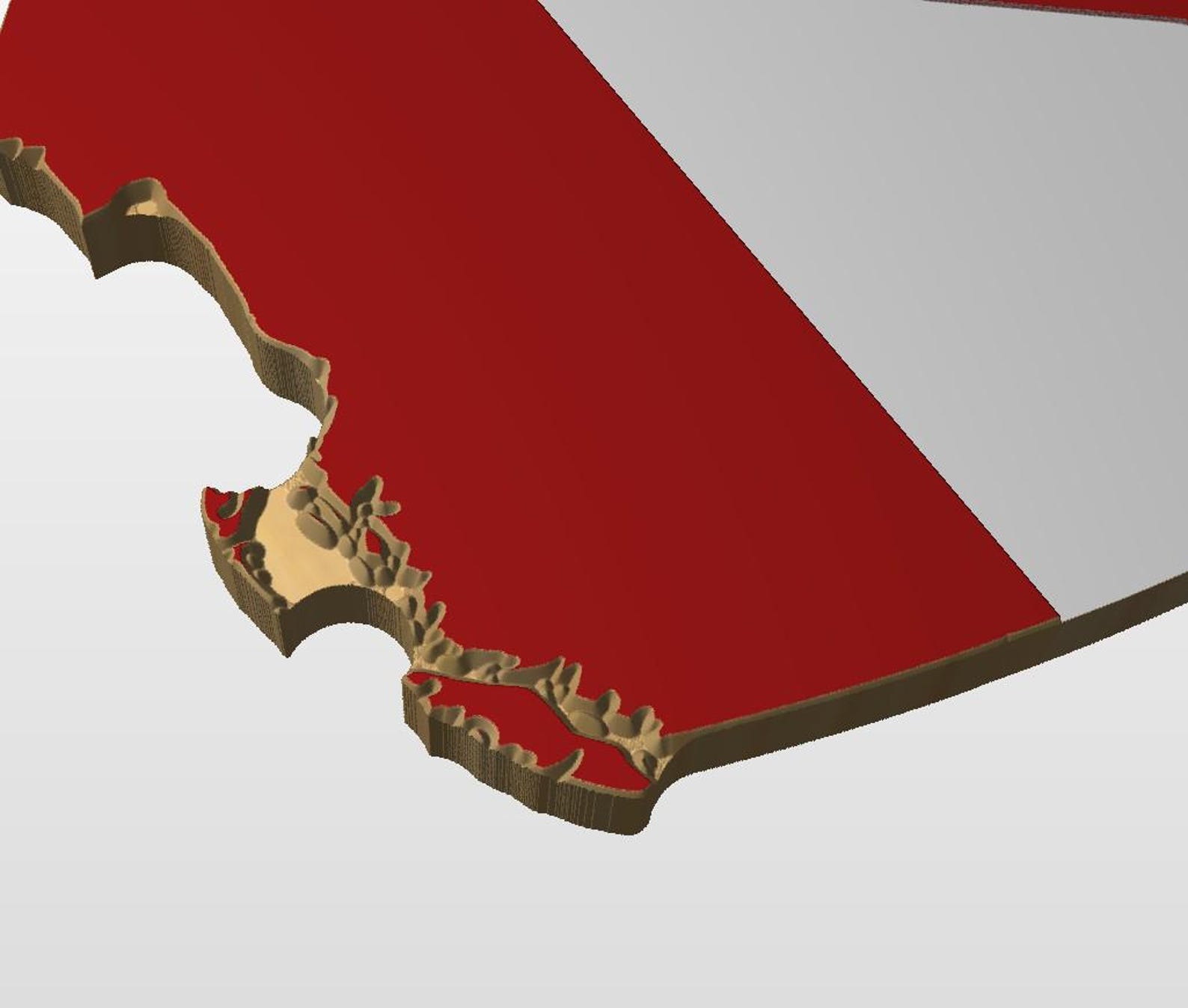 Canada Map Flag (detailed) CNC Files | Svg | Dxf | Pdf | Crv | Maple ...
