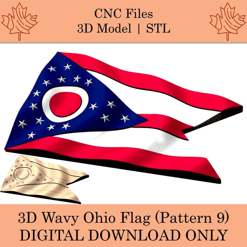 Wooden Ohio American Flag - Etsy