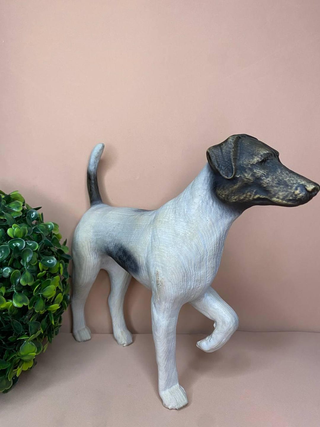 Smooth Fox Terrier Statue -wooden Mini Dog Figurine Lover Gift - Etsy