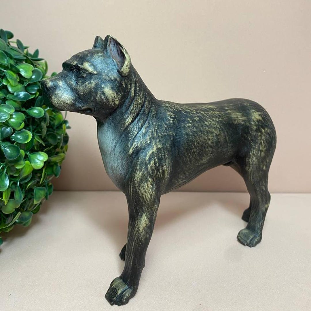 Pitbull Statue: Dog Lover Gift - Etsy