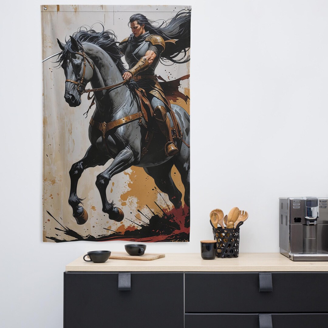 Knight Rider Poster, Wall Art, Decor, Fabric Print - Etsy