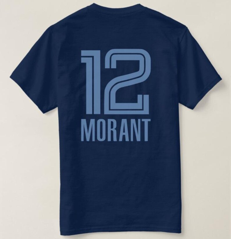Morant Jersey Number 12 SVG | Morant Jersey Svg | Morant Svg | Jersey ...