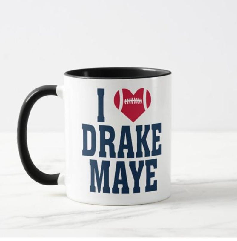 I Love Drake Maye SVG | I Love Drake Maye PNG | Drake Maye Fan Art ...