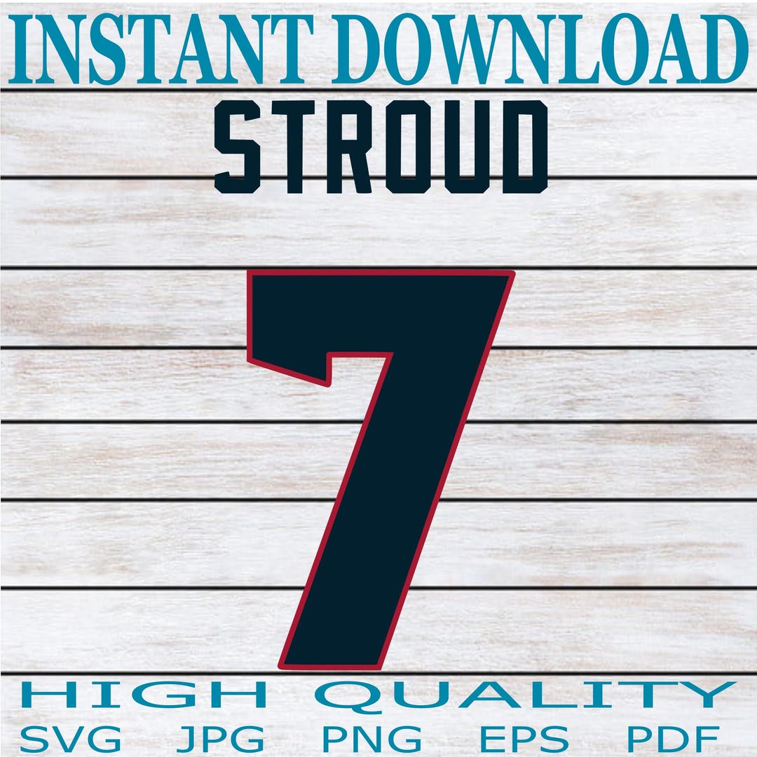 Stroud Jersey SVG | C.J. Stroud Jersey Design Png | Stroud Jersey ...