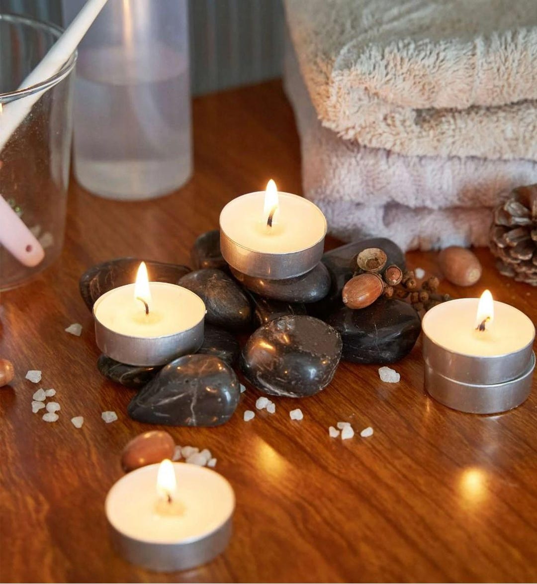 Mainstays Unscented Indoor/outdoor Tea Lights Candles, Aromatherapy ...