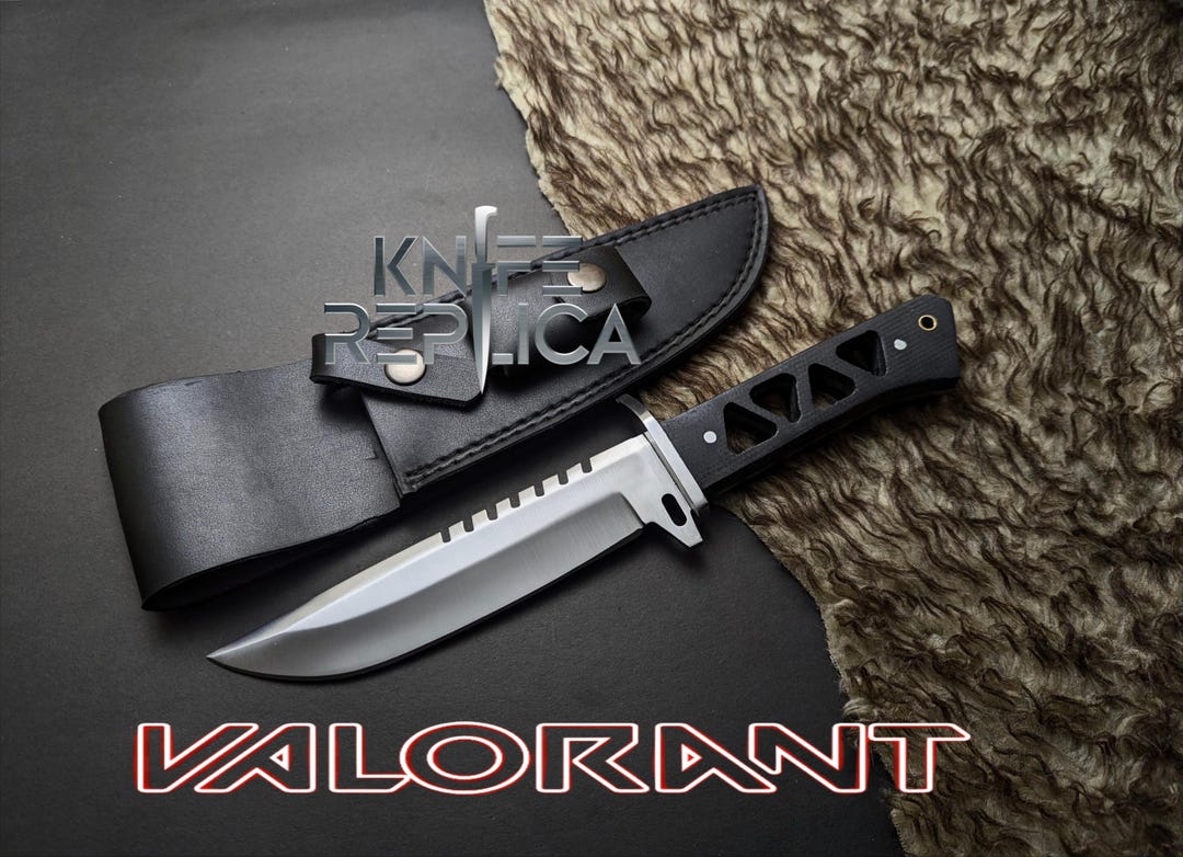 Valorant Xenohunter Inspired Knife Replica | 12 Inch Handmade Tactical ...