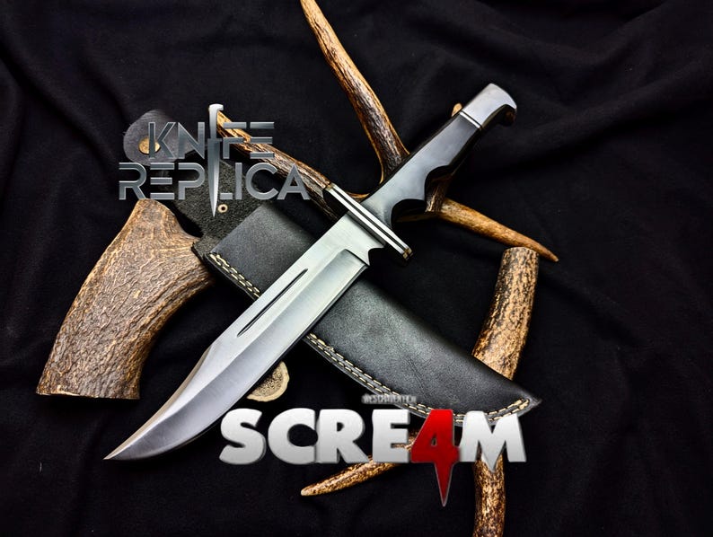Scream Ghostface Knife Replica: Bloody Buck 120 Stainless Steel Hunting ...
