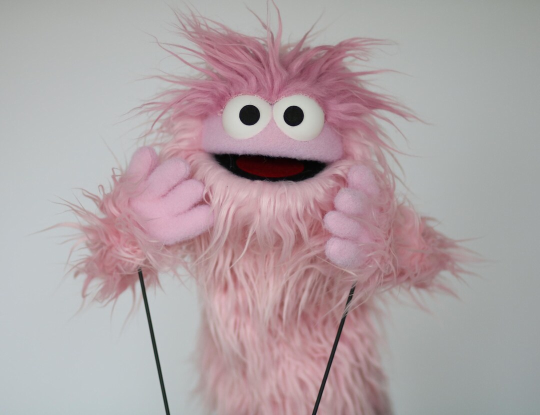 Professional Puppet - Mini Monster - Practice Character With Arm Rods ...