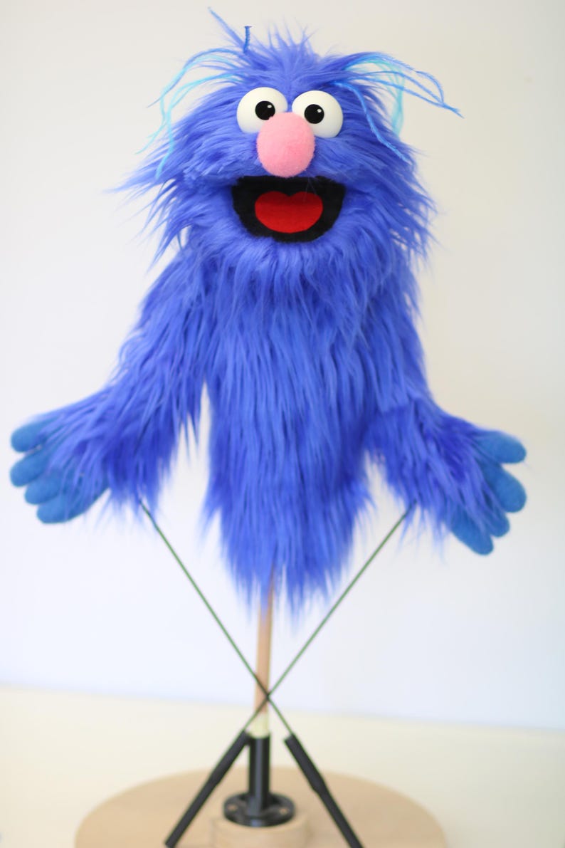 Professional Puppet - Mini Monster - Practice Character With Arm Rods ...