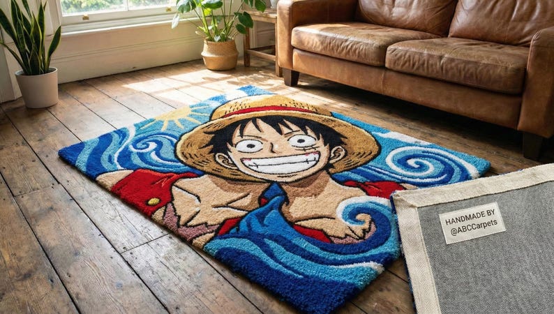Custom Tufted Rug | Anime Character Floor Personalized Carpet for ...