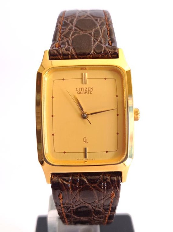 Citizen Tank Vintage 1983s gold tone - Gem