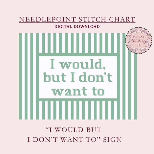 Funny Needlepoint - Etsy