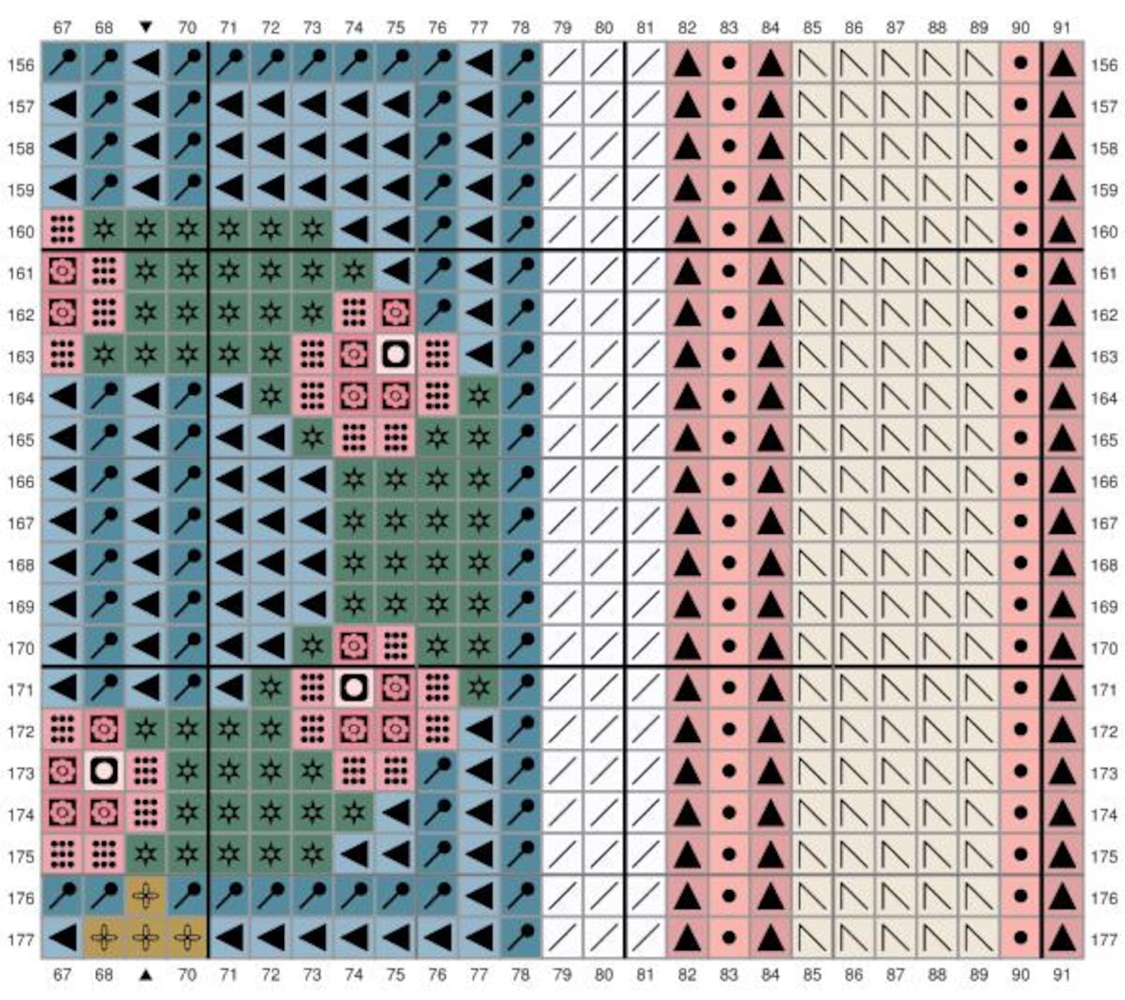 Dolls House Needlepoint Chart - Dollhouse Digital PDF Download, Counted ...