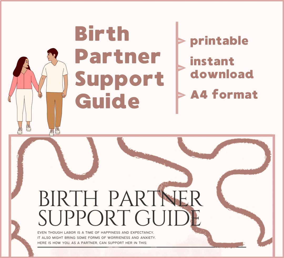 Birth Partner Support Guide - Etsy