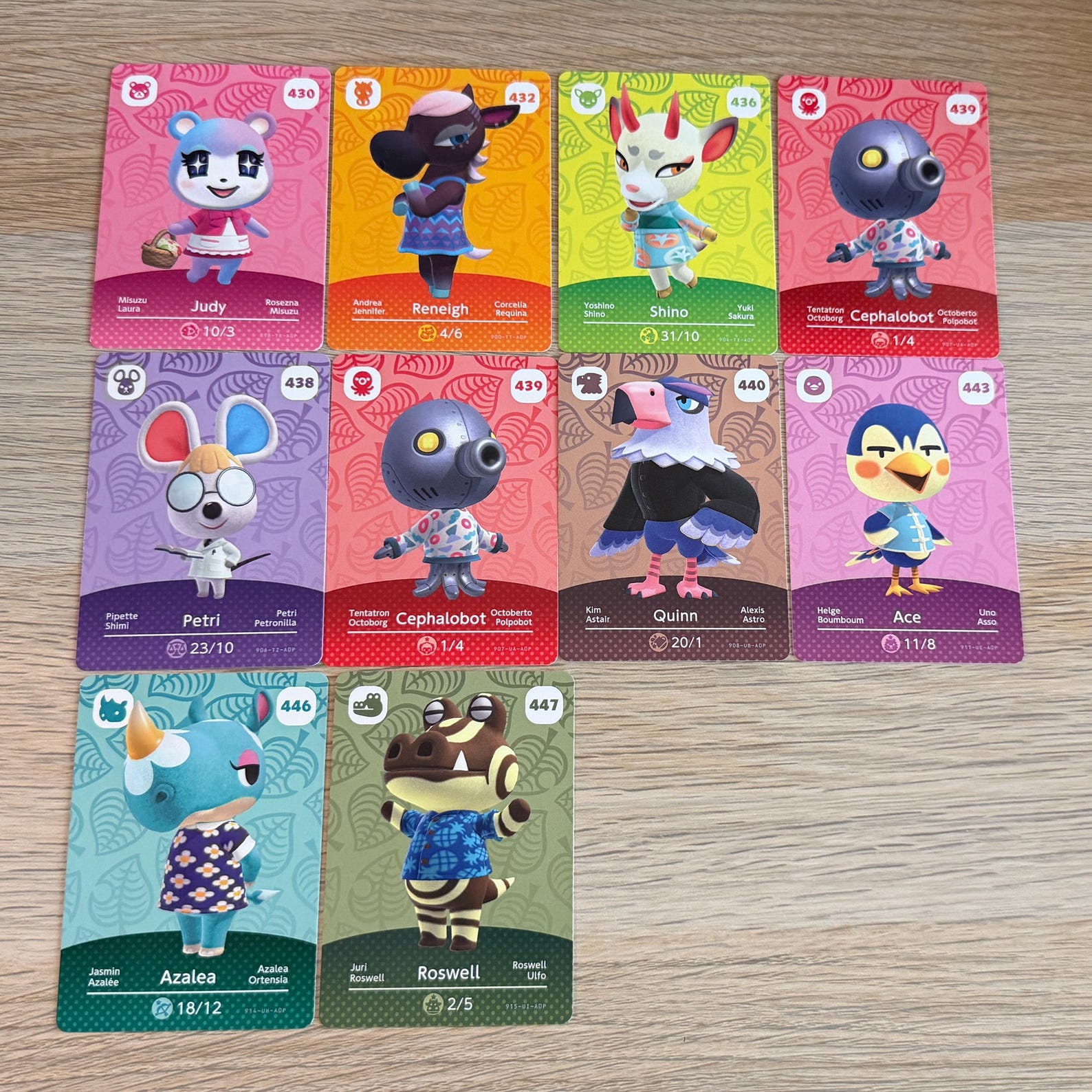 Cartes Amiibo Animal Crossing Serie 5null