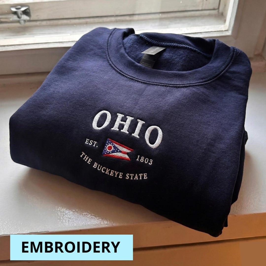 Ohio Sweatshirt, Midwest Crewneck Pullover, Ohio Hoodie, Ohio T-shirt ...