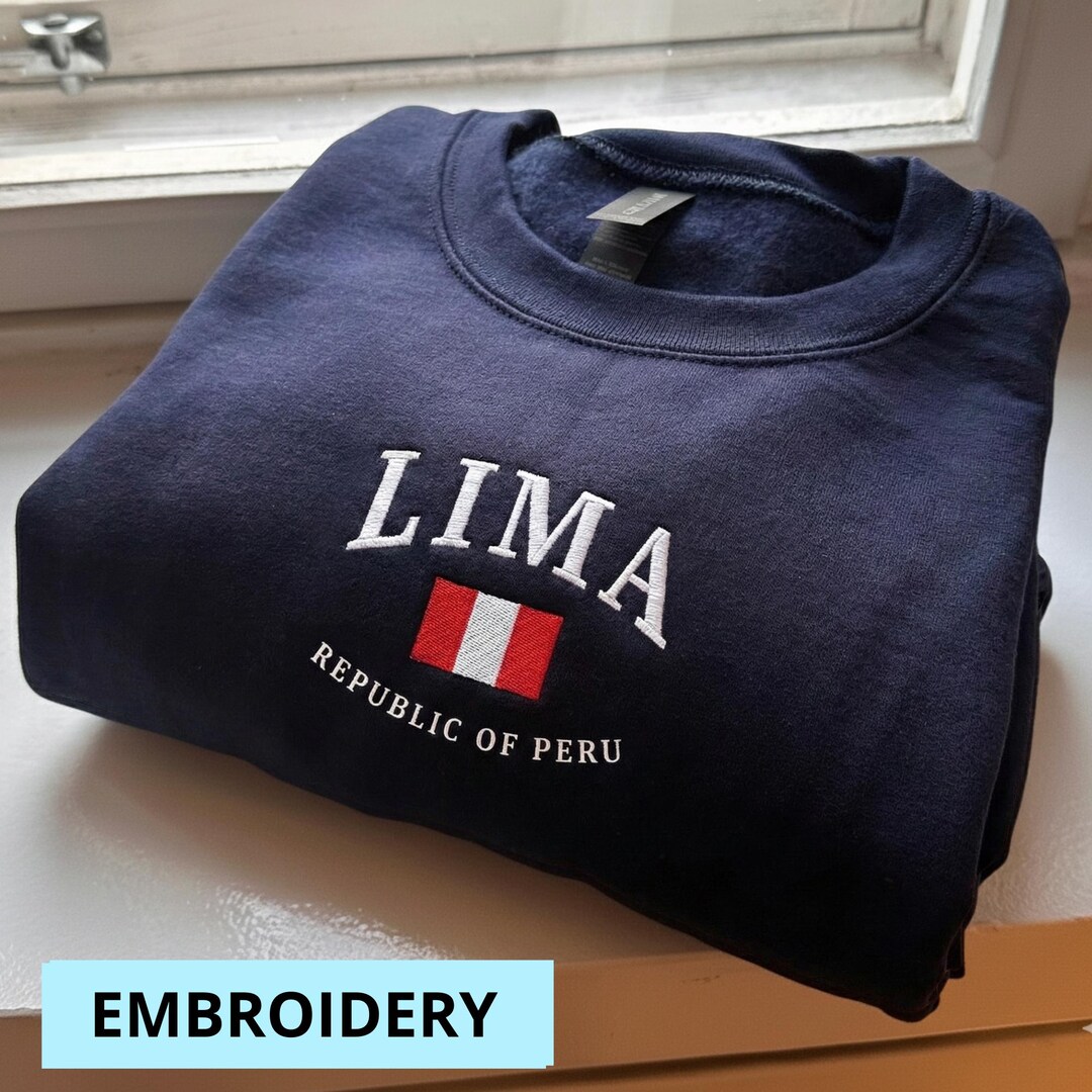 Lima Sweatshirt, Lima Shirt, Peru Gift, Lima Hoodie, Peru Shirt, Lima ...