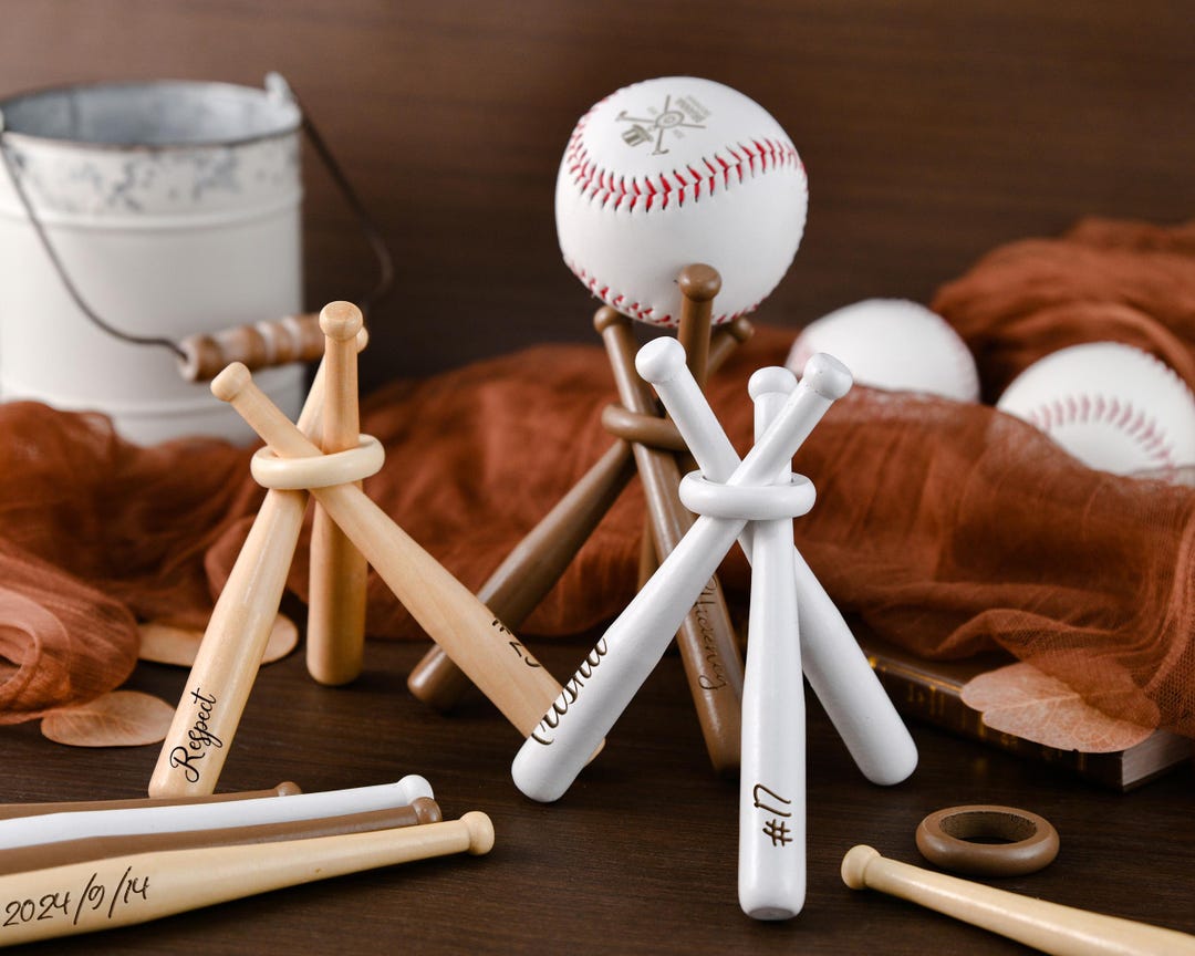 Personalized, Engraved Wooden Baseball Hoop; a Sports Memorabilia ...