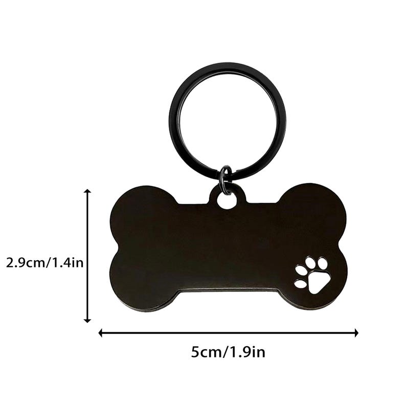 Personalized Engraved Pet Tags and Keychains Set. Gifts Suitable for ...