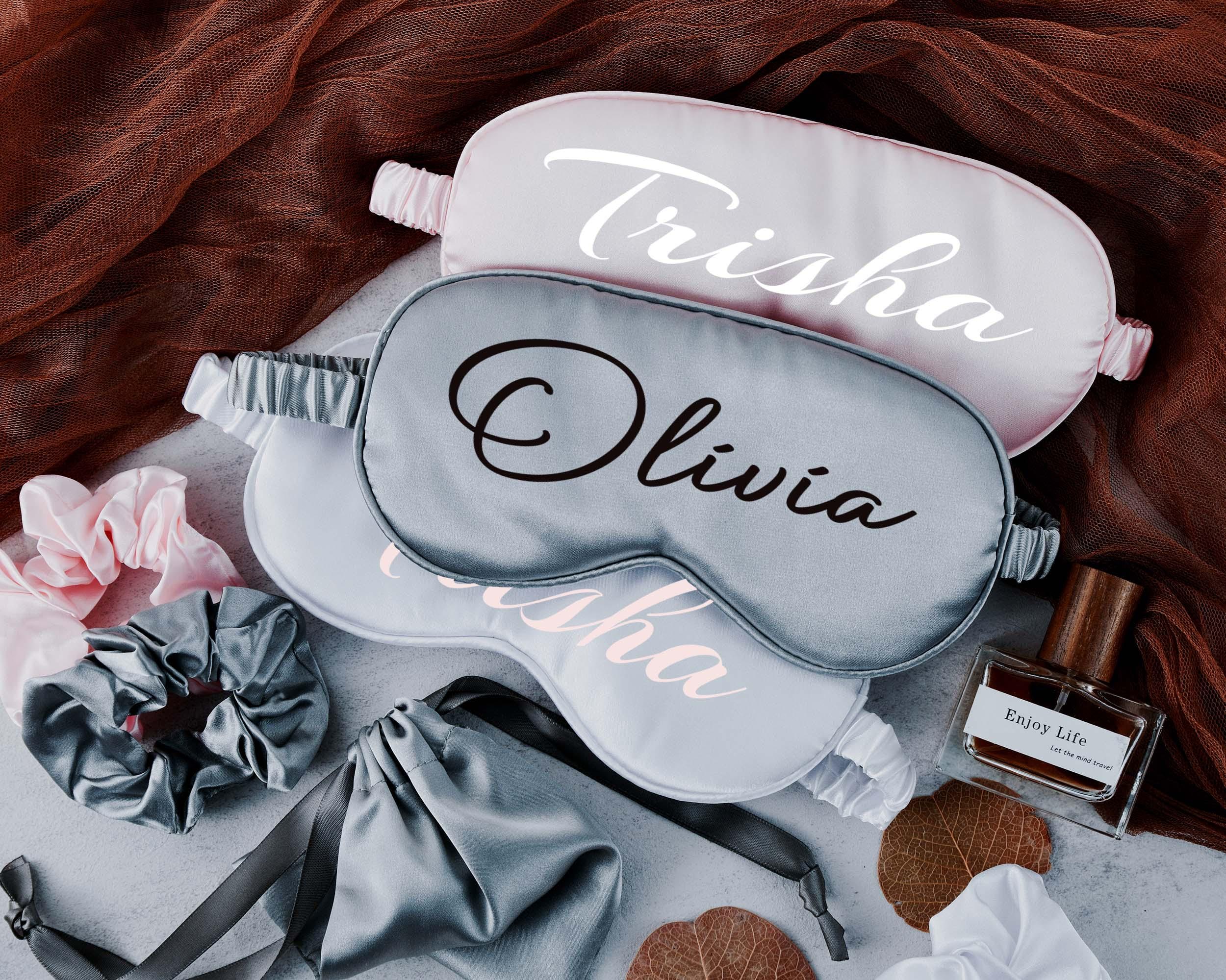 Personalized Satin Eye Mask Three-piece Set. Suitable Gifts for ...