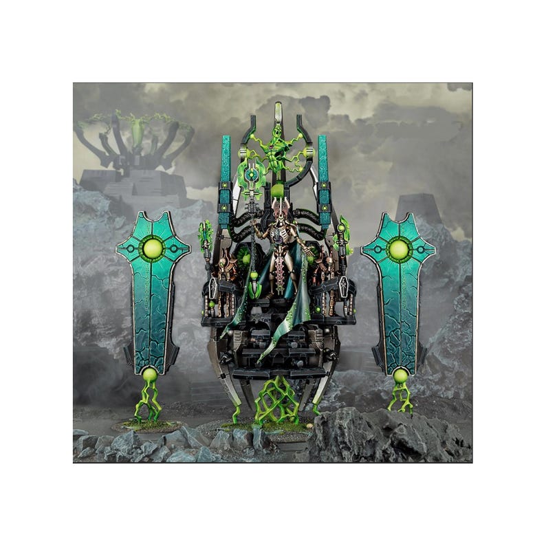 Necron Necrons Szarekh, the Silent King 40k Warhammer STL 3d Printer ...
