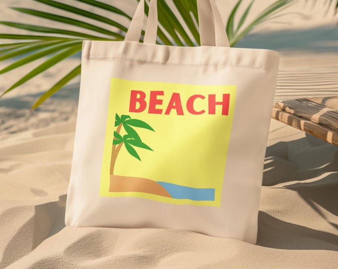 Beach Canvas Tote Bag, Sand Dollar Tote Beach Bag Cotton Tote Bag ...