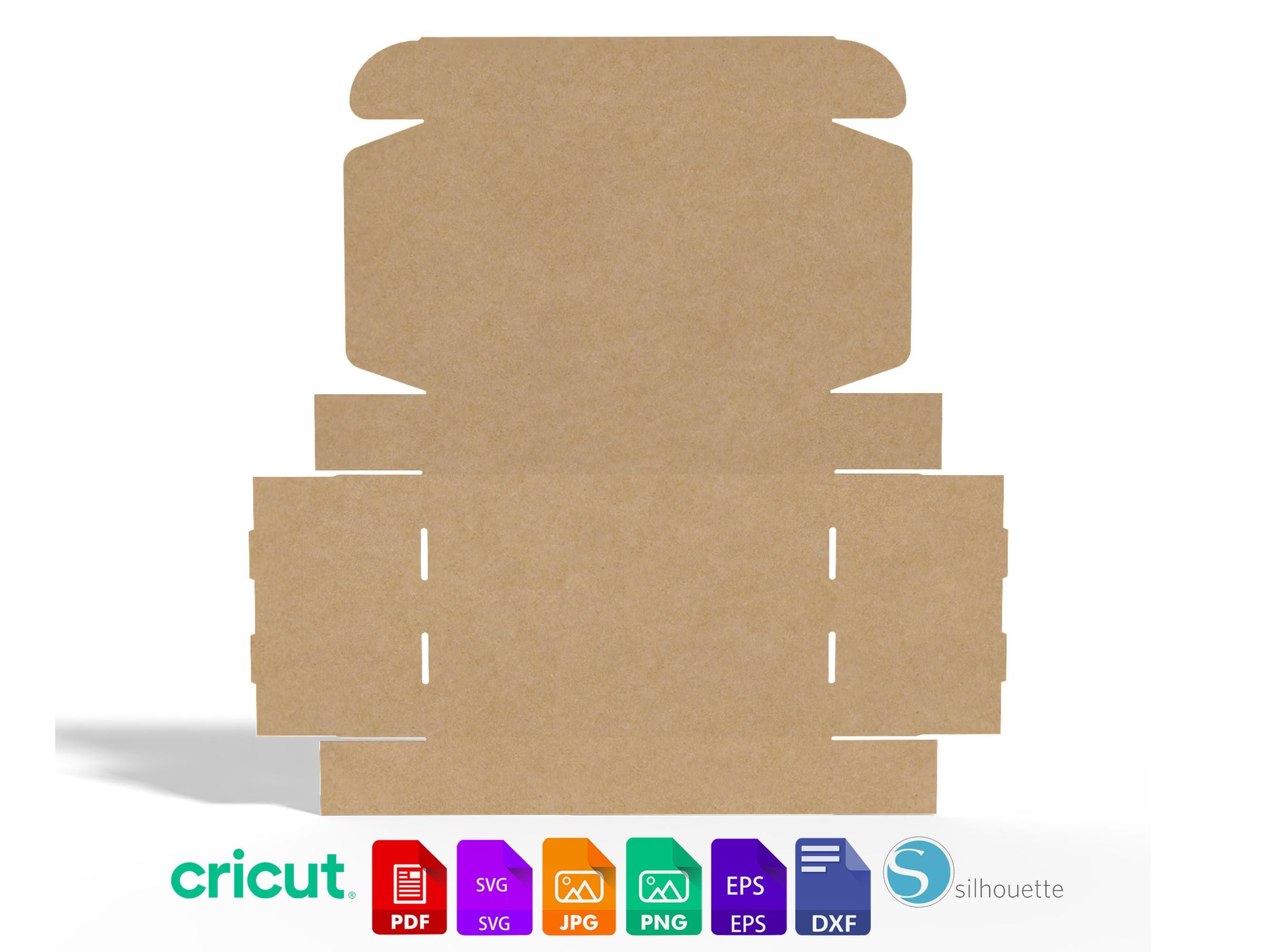 Gift Box Template SVG - DXF Cutting File | Packaging Box Designs ...