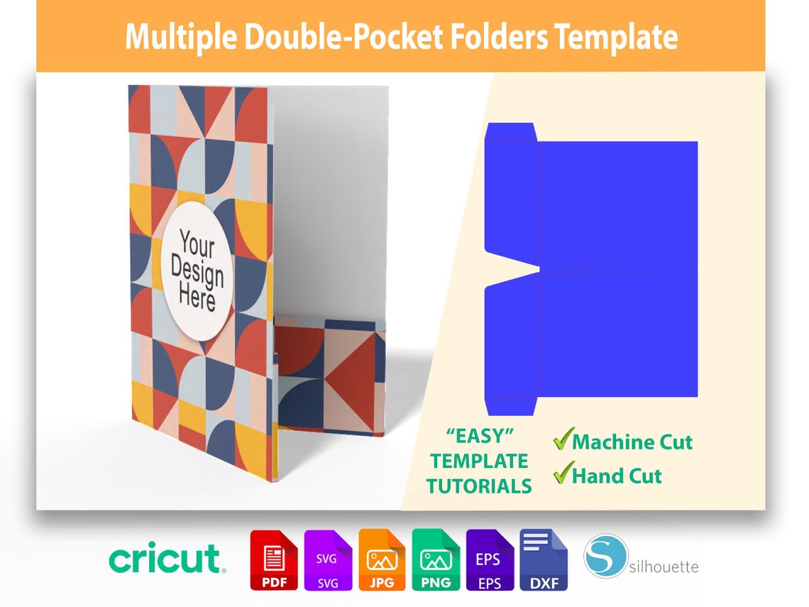 Document Folder Template - Pocket Folder Template | Printable Organizer ...