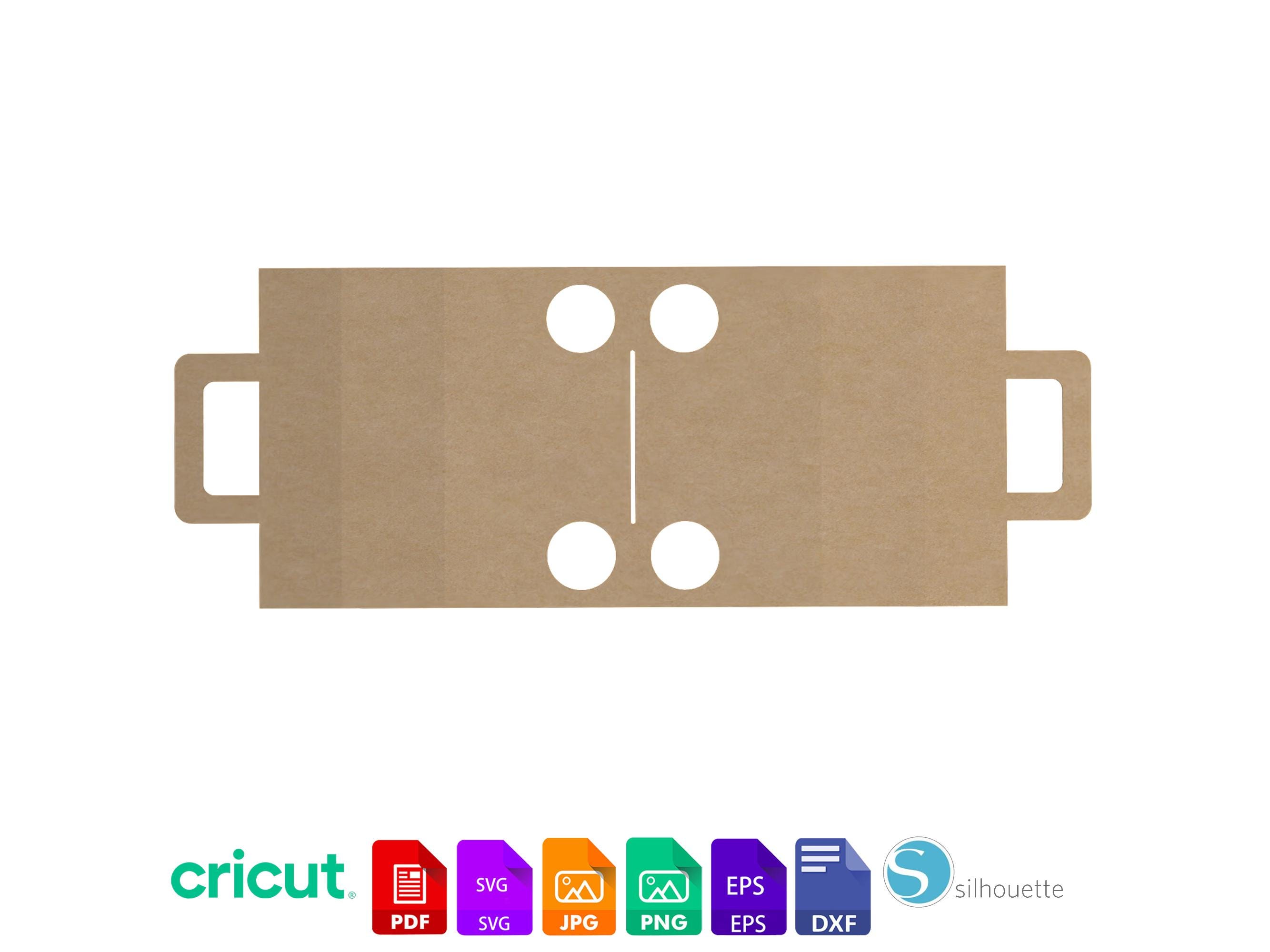 4 Pack Carrier Box Template – DIY Cup Bag, Beer Bottle Box Carrier ...