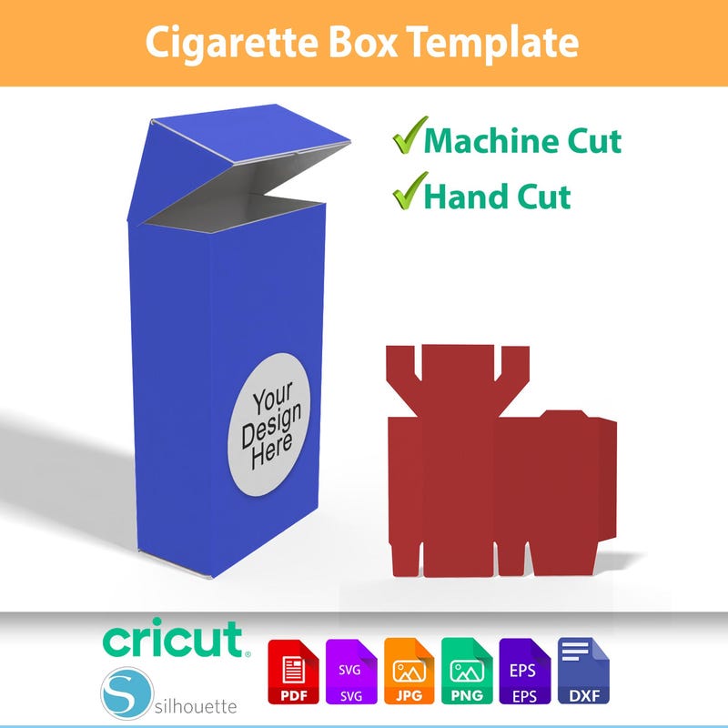 Cigarettes Box Template - Etsy UK