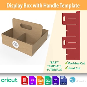 4 Pack Carrier Box Template | DIY Holder Template for Cricut ...