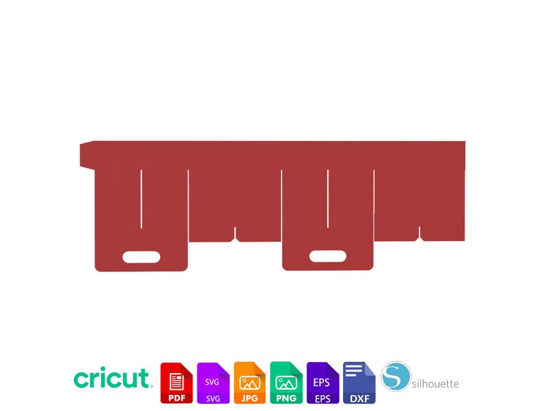 4 Pack Carrier Box Template | DIY Holder Template for Cricut ...