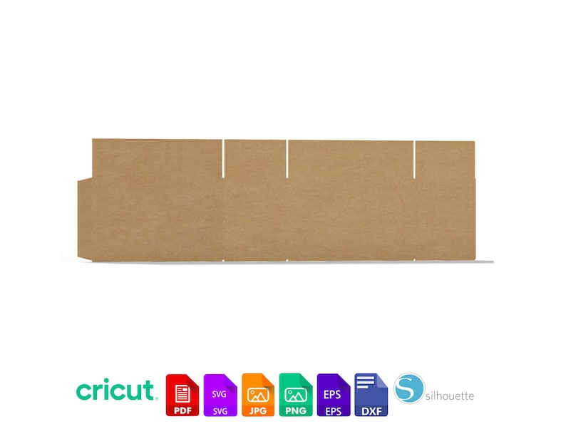 Carton Box Template SVG DXF - Printable Packaging Dieline for Cricut ...