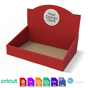 Display Stand Box Template - Etsy