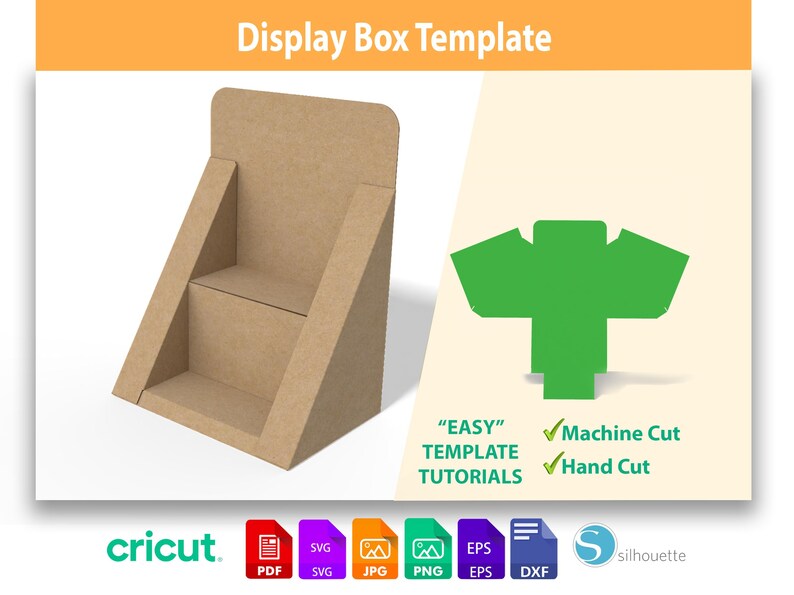 Counter Display Box Template: Product Stand SVG, PDF, & PNG - Etsy