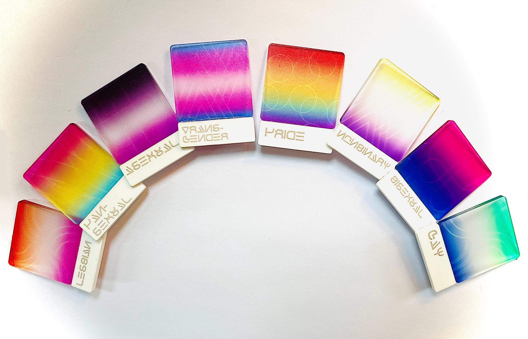 SPLATOON 3//SIDE ORDER Color Chip Pride Pins - Etsy