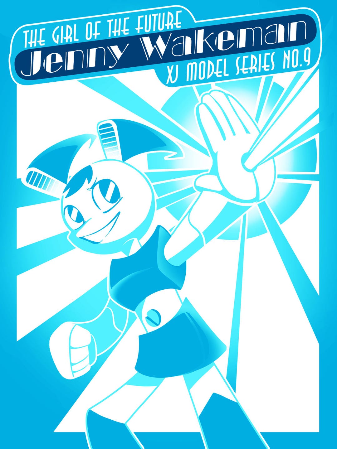 My Life as A Teenage Robot//the Girl of the Future Art Print - Etsy