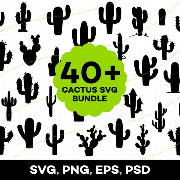 Cactus Clipart - Etsy