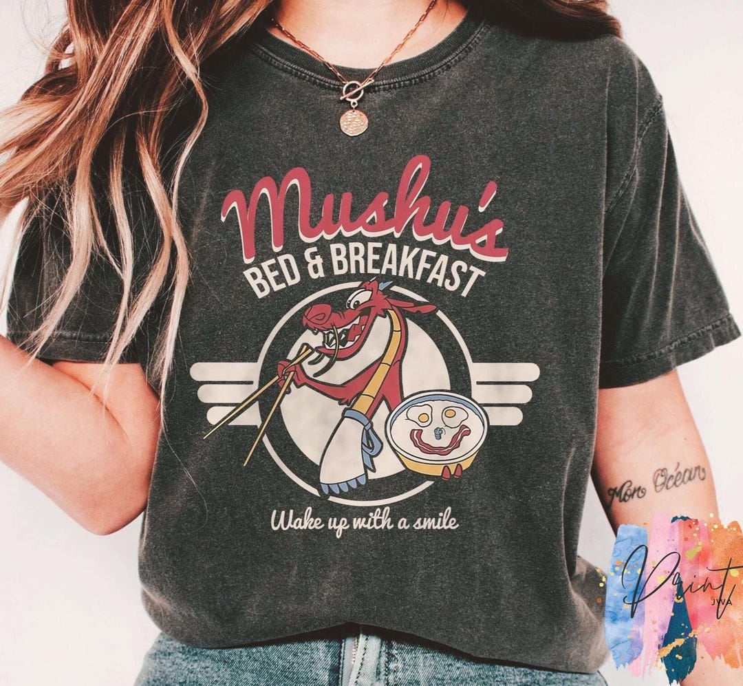 Disney Mulan Mushu's Bed and Breakfast Tee, Disneyland Vacation Shirt ...