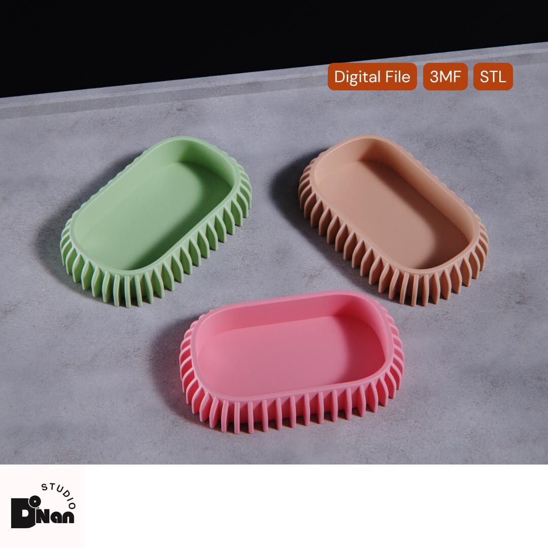 Wavy Edge Tray – 3D Print File for Soap, Keys, or Jewelry Storage - Etsy